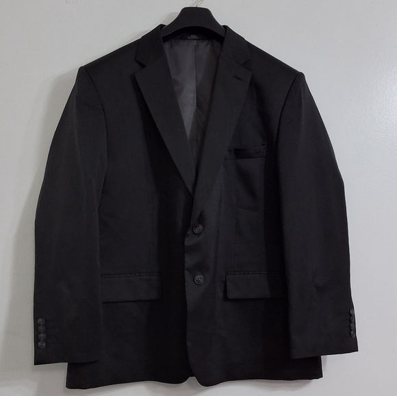 Haggar | Suits & Blazers | Haggar Clothing Mens Black Tailored Fit ...